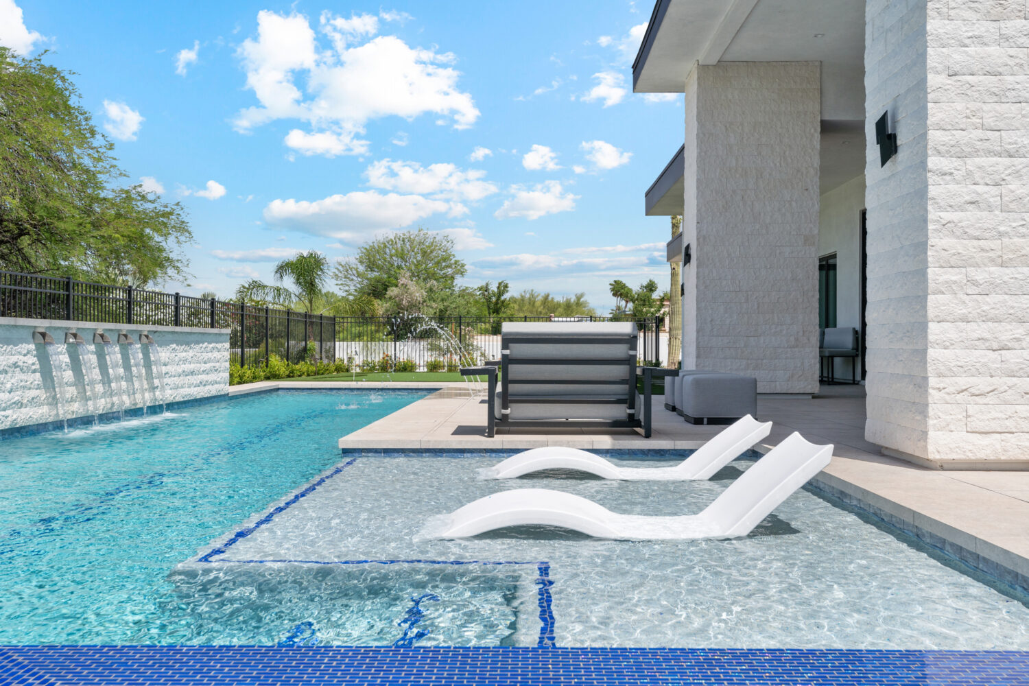 Geometric Pool Gallery — Presidential Pools & Spas