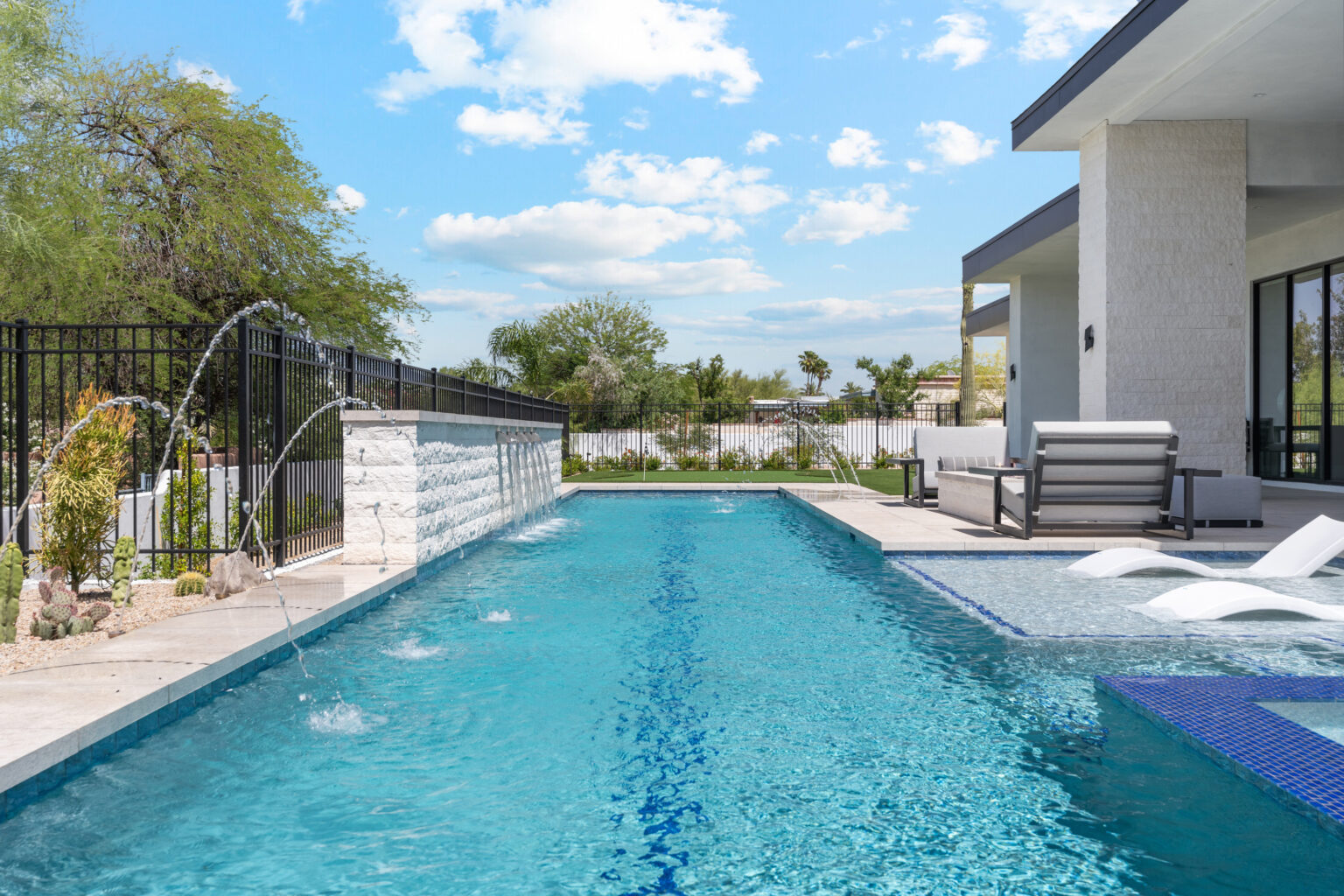 Geometric Pool Gallery — Presidential Pools & Spas