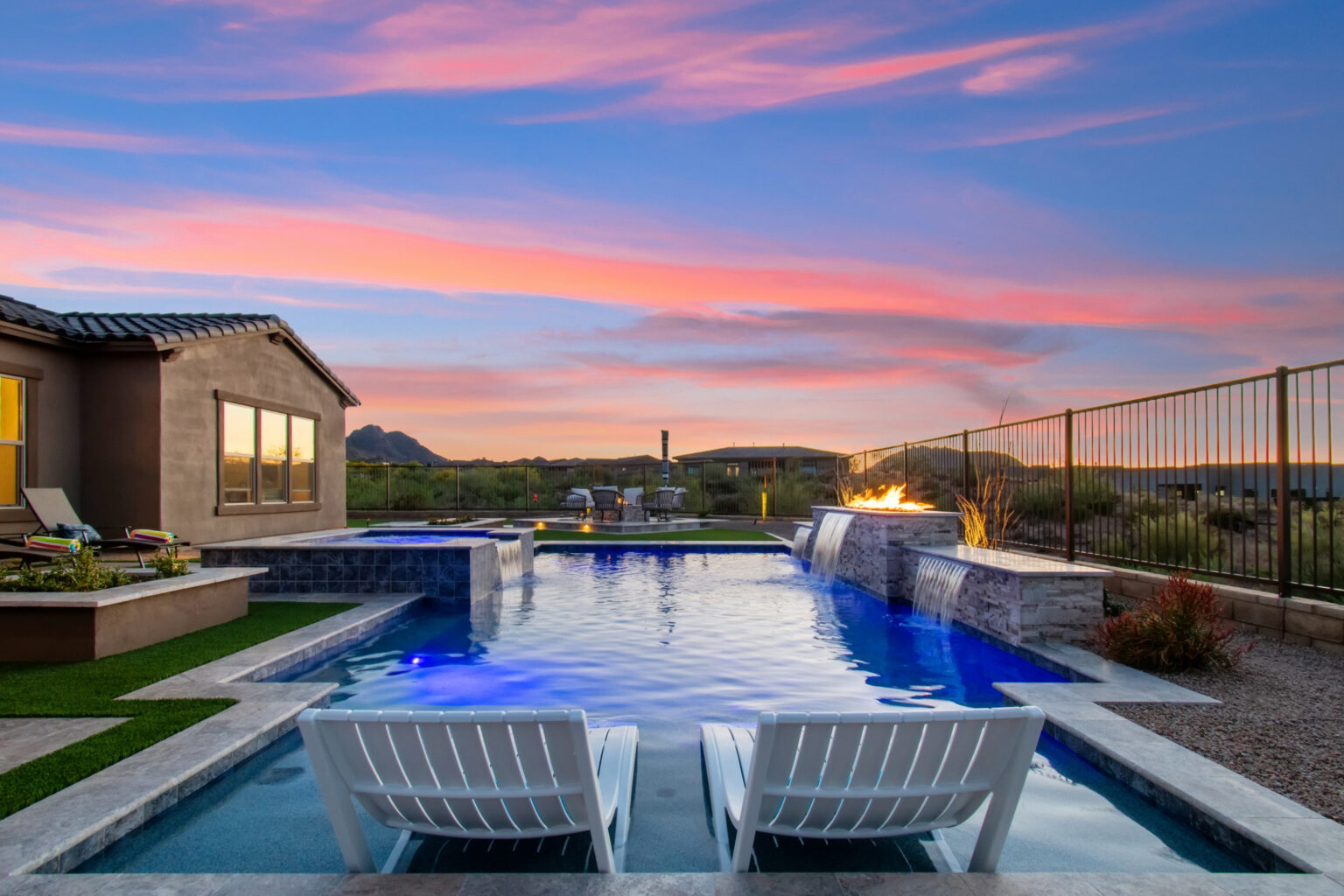 Geometric Pool Gallery — Presidential Pools & Spas