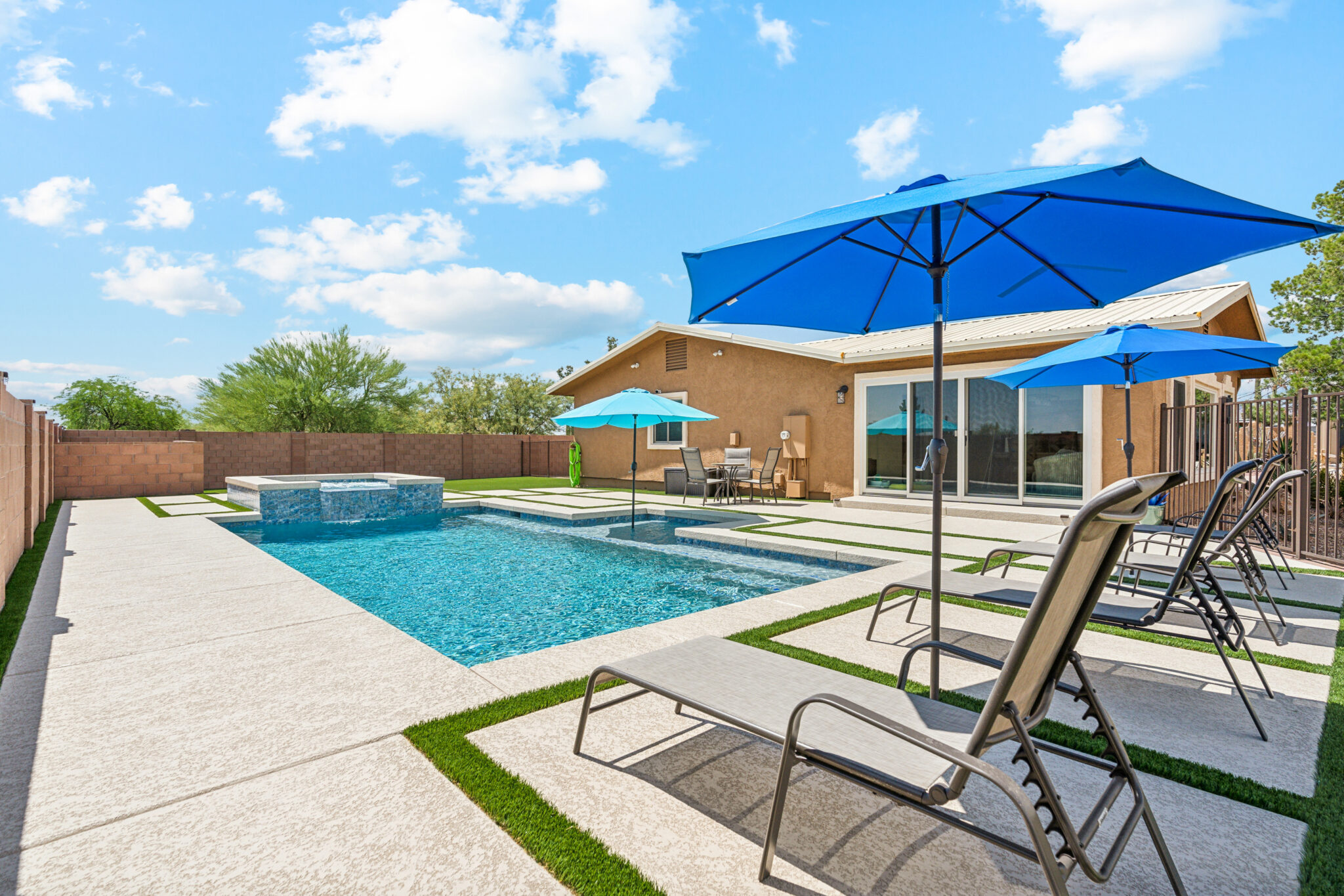 Geometric Pool Gallery — Presidential Pools & Spas