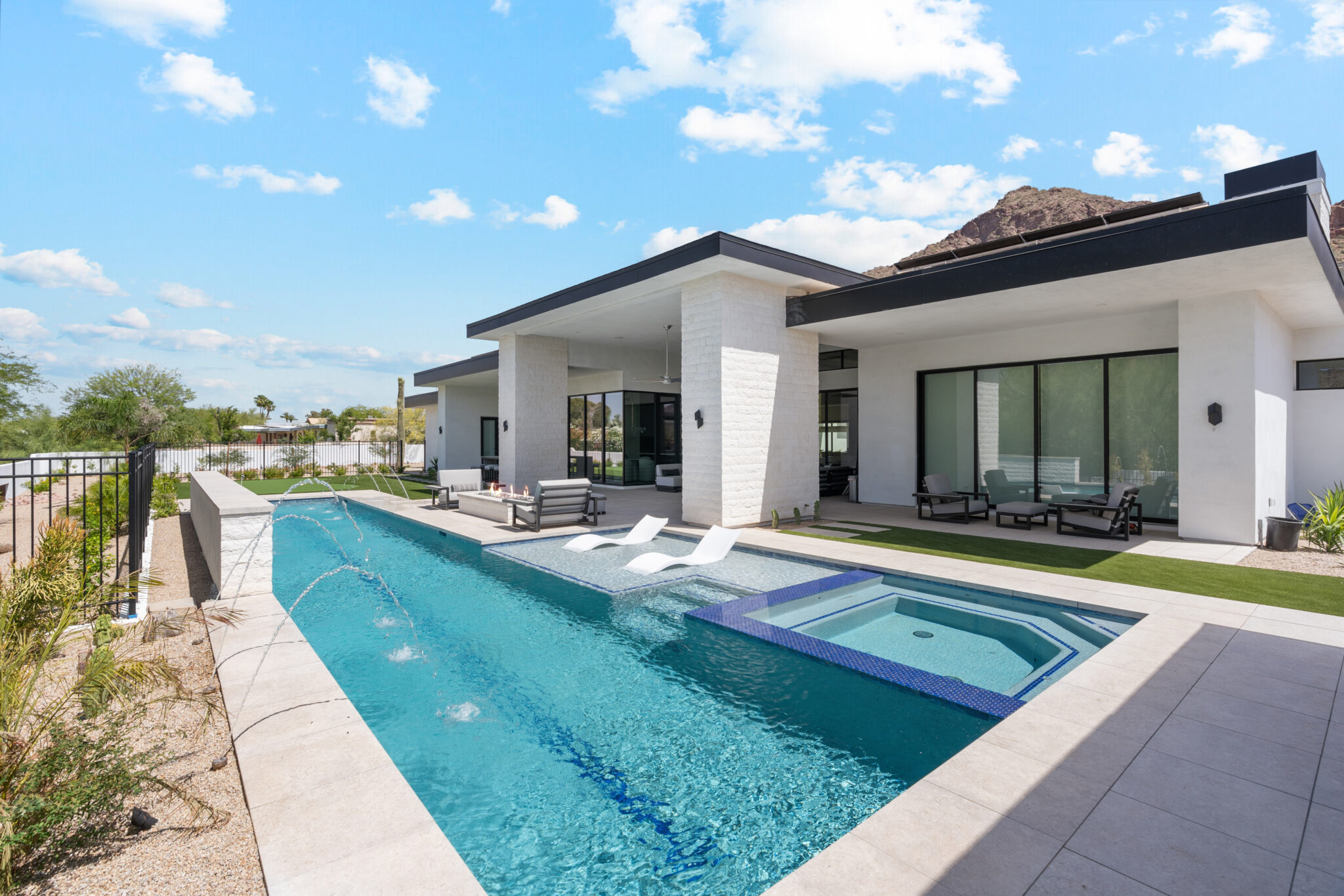 Geometric Pool Gallery — Presidential Pools & Spas