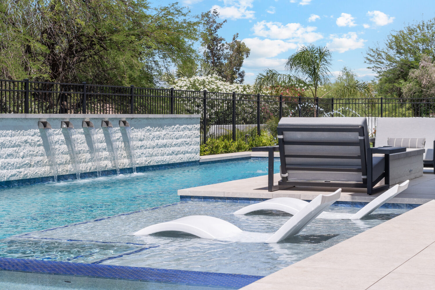 Geometric Pool Gallery — Presidential Pools & Spas