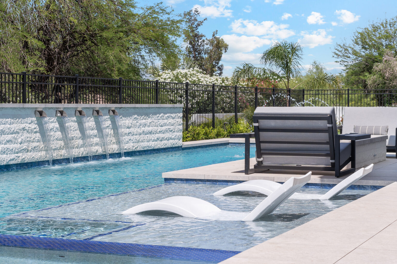 Geometric Pool Gallery — Presidential Pools & Spas