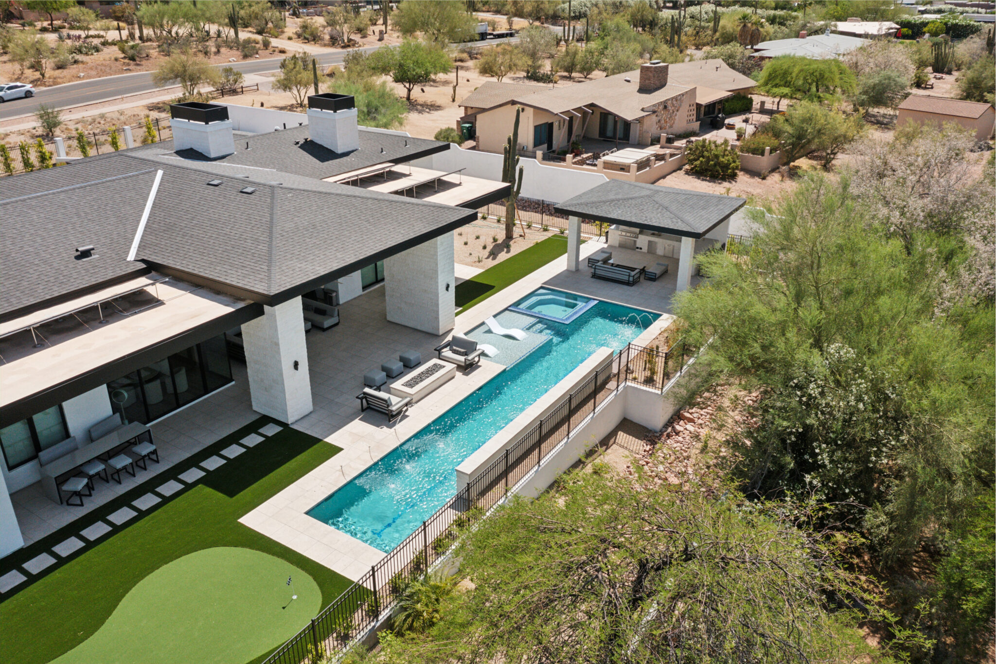 Geometric Pool Gallery — Presidential Pools & Spas