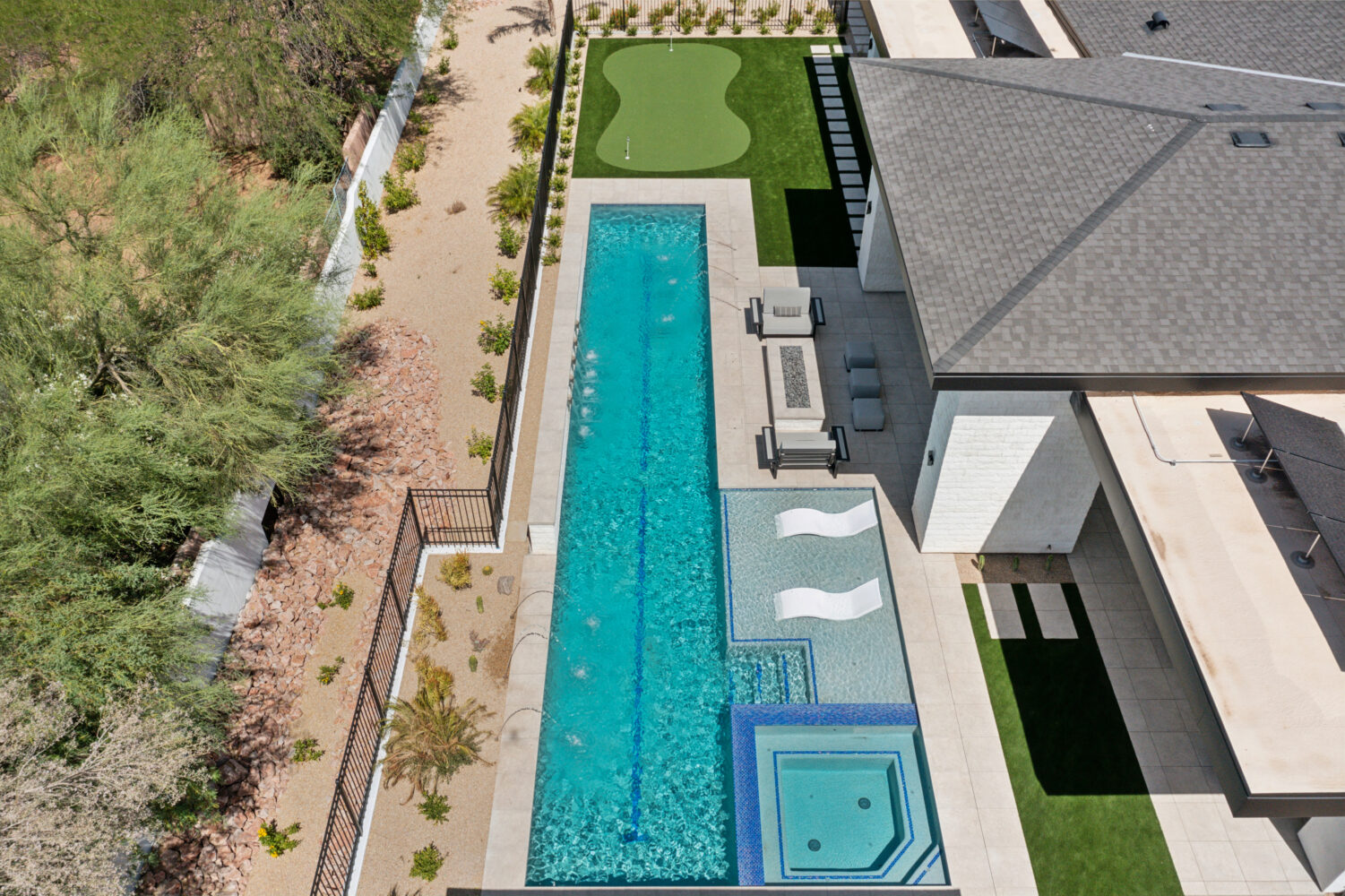 Geometric Pool Gallery — Presidential Pools & Spas