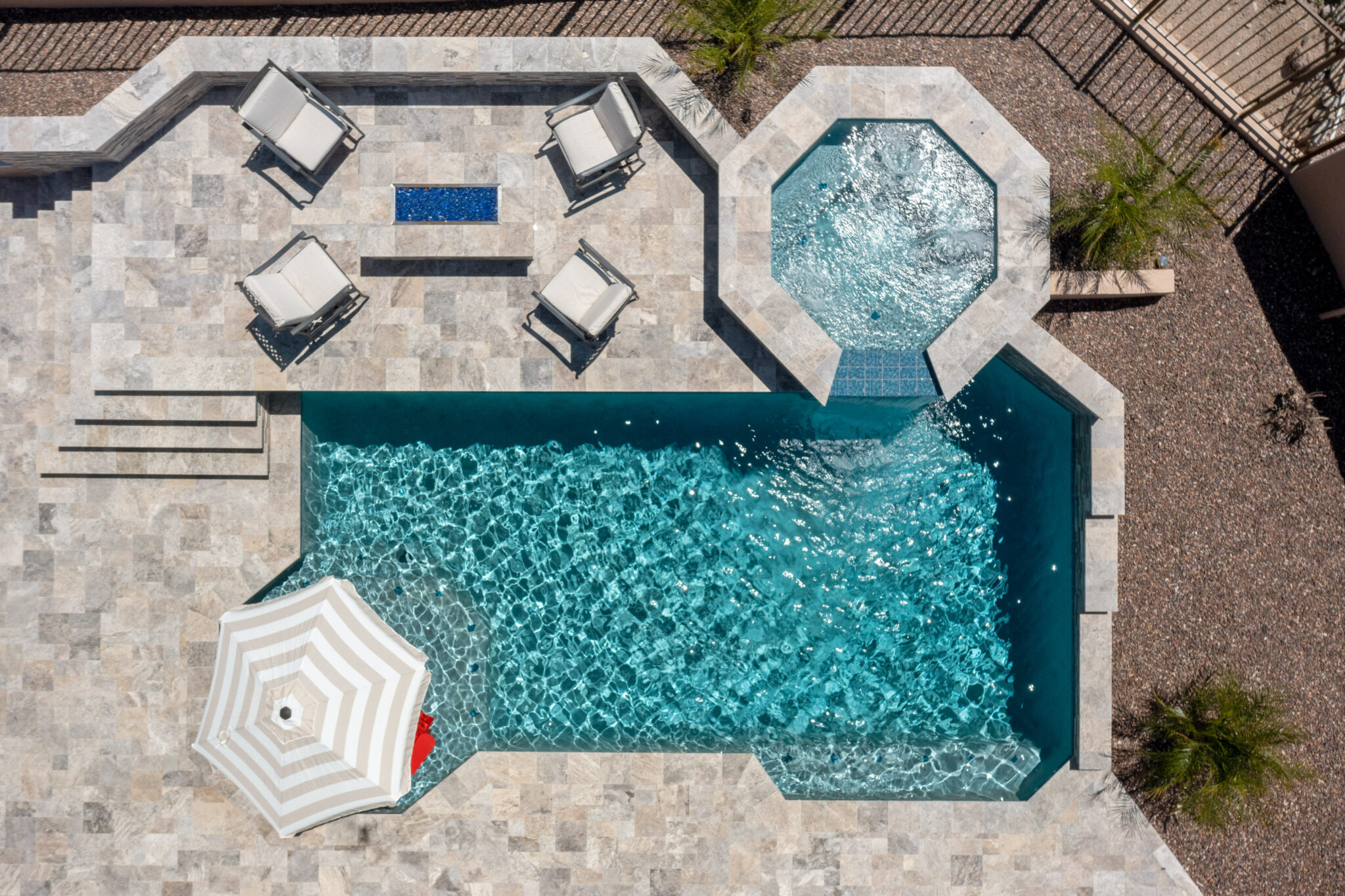 Geometric Pool Gallery — Presidential Pools & Spas