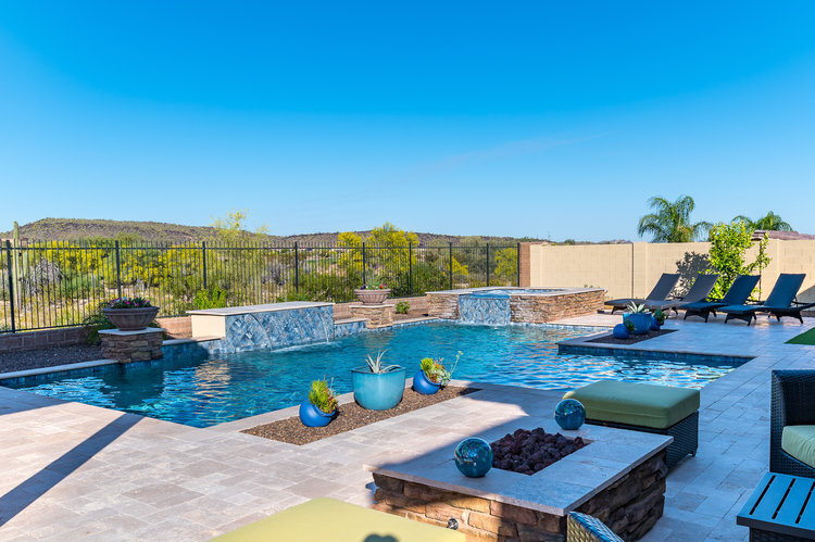 Geometric Pool Gallery — Presidential Pools & Spas