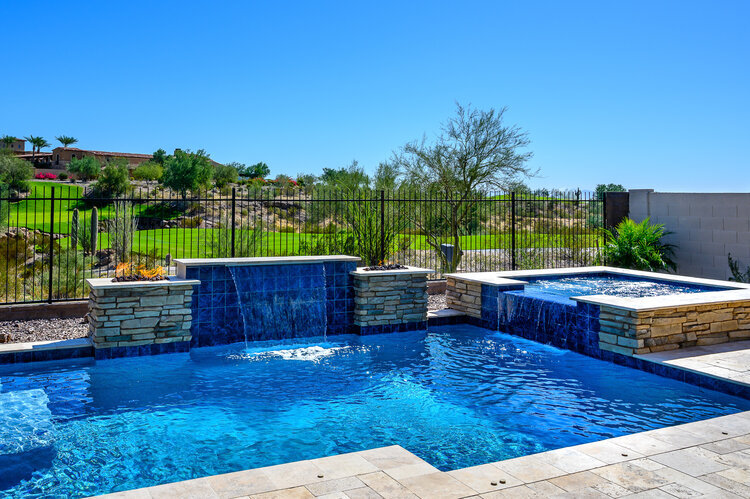 Geometric Pool Gallery — Presidential Pools & Spas