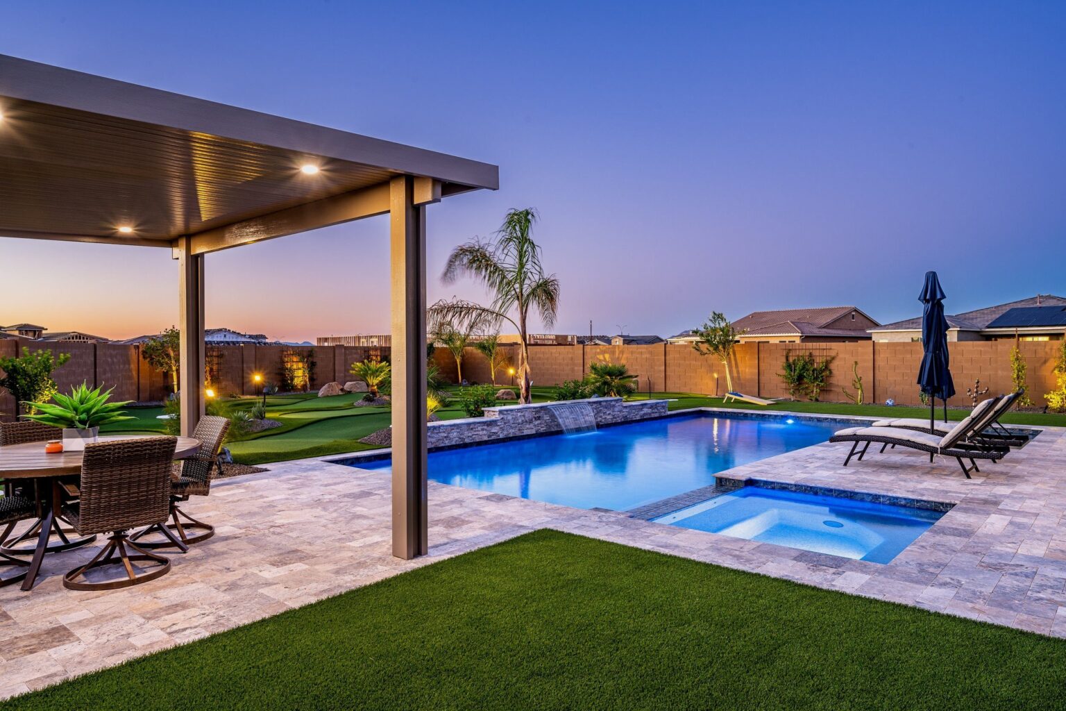 Geometric Pool Gallery — Presidential Pools & Spas