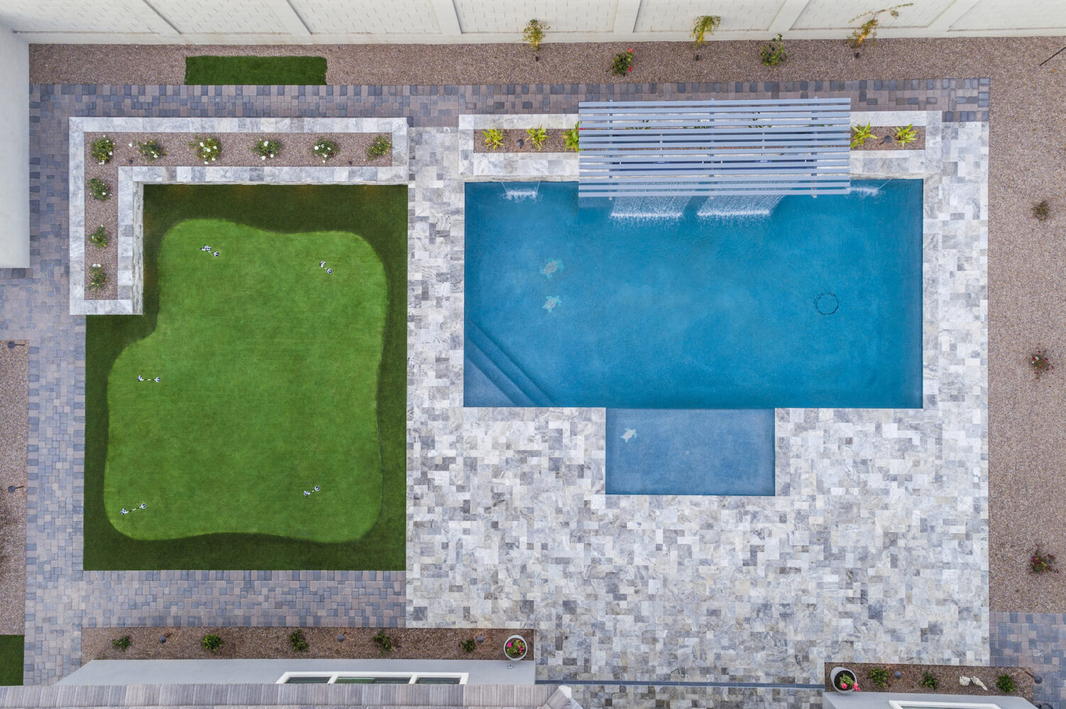 Geometric Pool Gallery — Presidential Pools & Spas