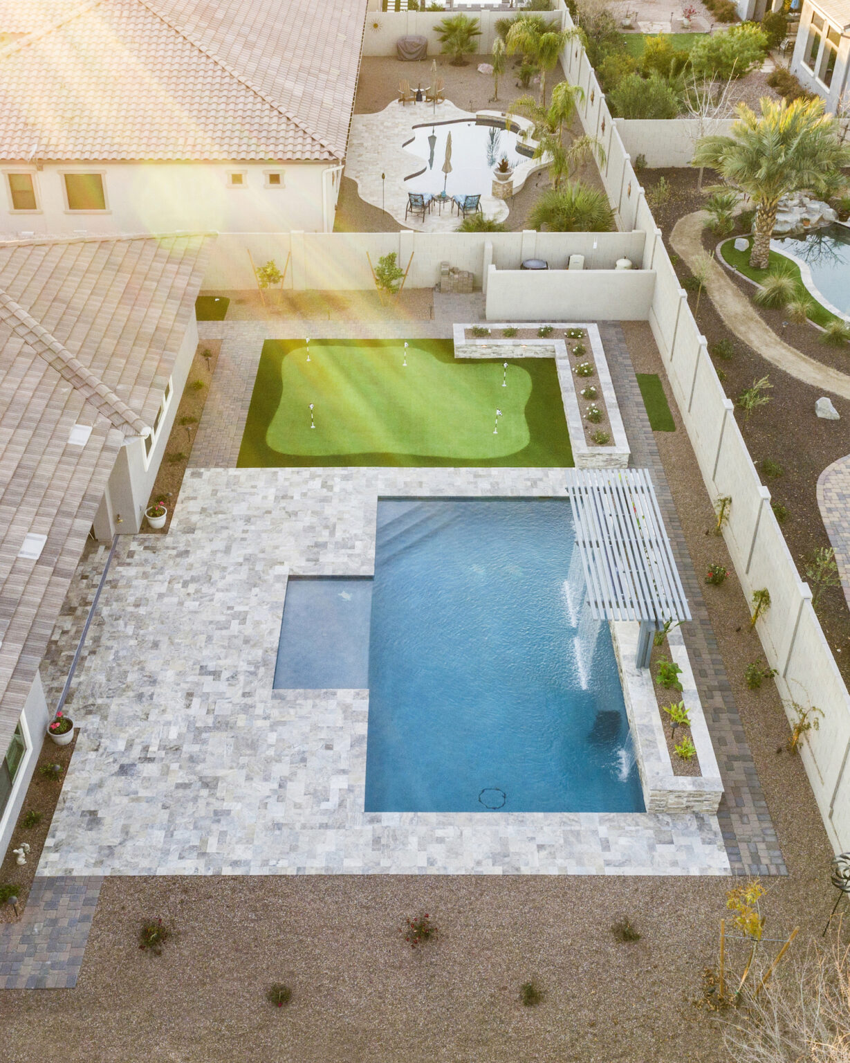 Geometric Pool Gallery — Presidential Pools & Spas